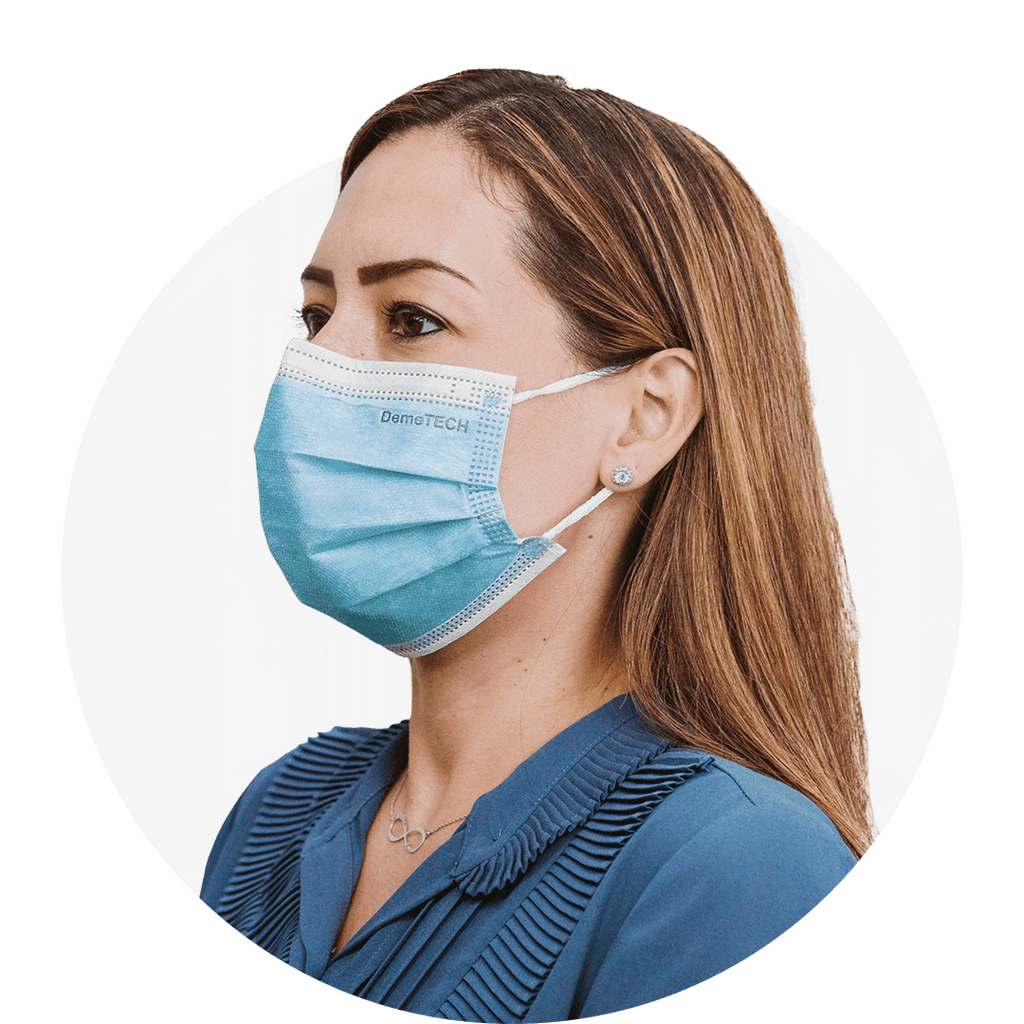 Surgical Disposable Mask, ASTM Level 3, (Box of 50) – DemeTECH Corporation