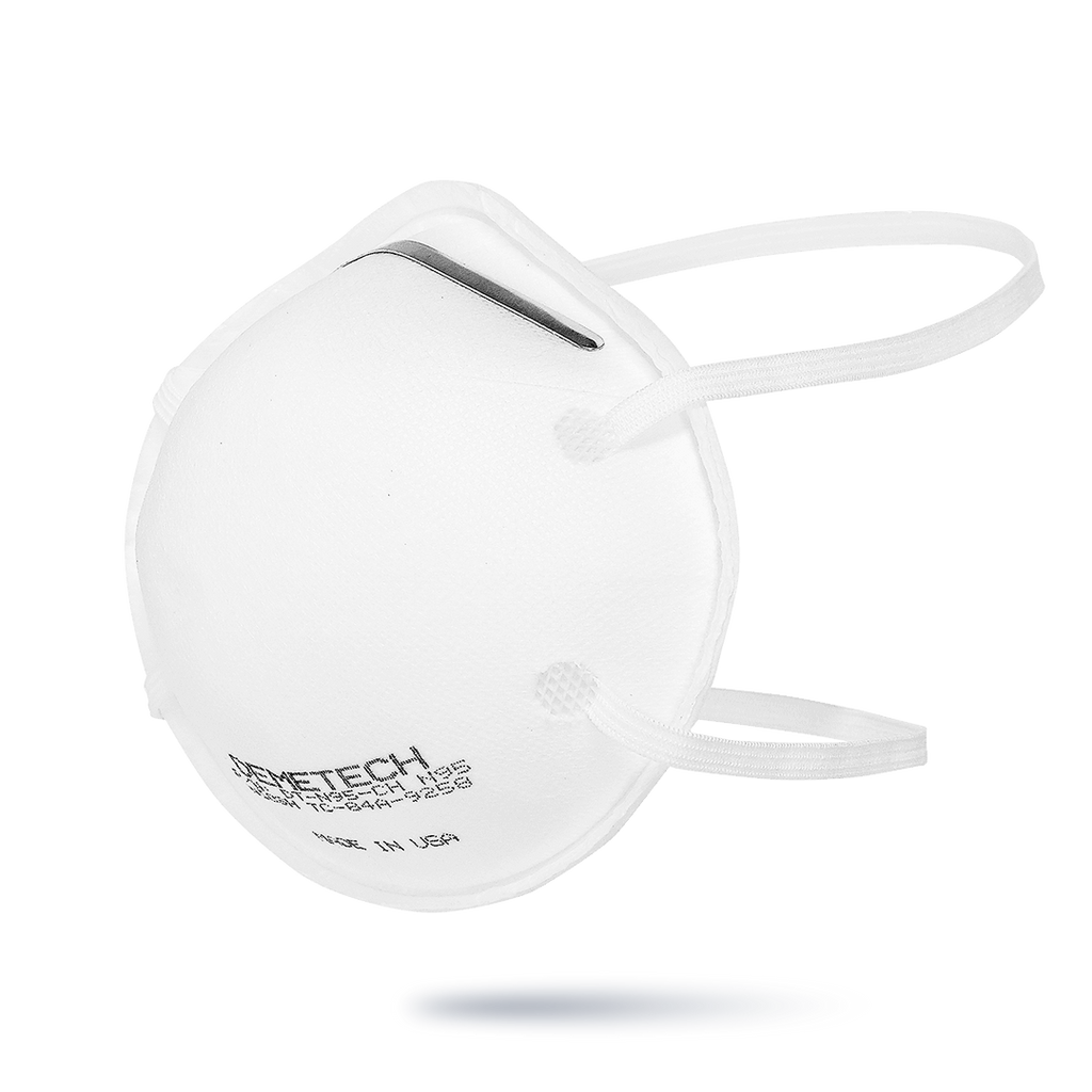 N95 Respirator Mask, Cup Style, NIOSH APPROVED, (Box of 20) – DemeTECH ...